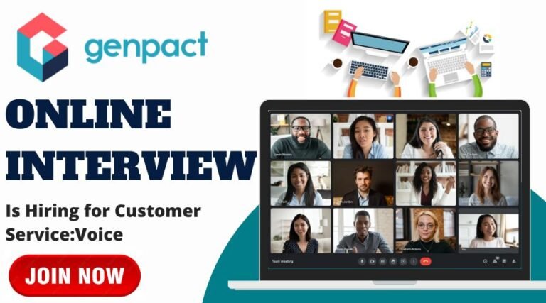 Genpact Mega Zoom (Virtual) Interview From 20-August 2024 for Fresher ...